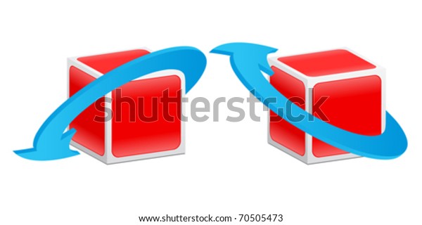 Red Box Arrow Stock Vector (Royalty Free) 70505473 | Shutterstock