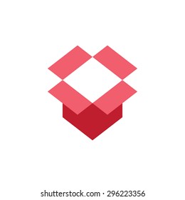 Red Box Icon Vector Illustration Stock Vector (Royalty Free) 296223356 ...