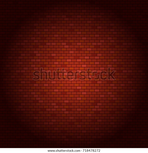 Red Brick Wall Vector Illustration Stock Vector (Royalty Free ...