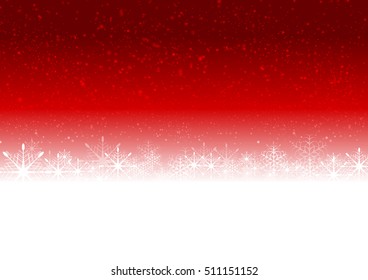 Red Bright Christmas Background Snow Abstract Stock Vector (Royalty ...