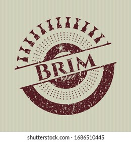 Red Brim Rubber Seal Texture Stock Vector (Royalty Free) 1686510445 ...