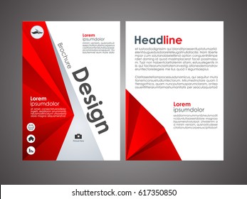 Red Color Scheme City Background Business Stock Vector (Royalty Free ...