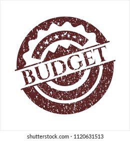 Red Budget Rubber Seal Texture Stock Vector (Royalty Free) 1120631513 ...