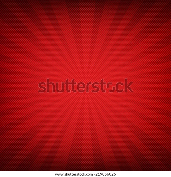 Red Burst Poster Gradient Mesh Vector Stock Vector (Royalty Free ...