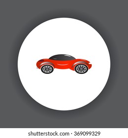 Red Car Icon Vector Design Stock Vector (Royalty Free) 369099329 ...