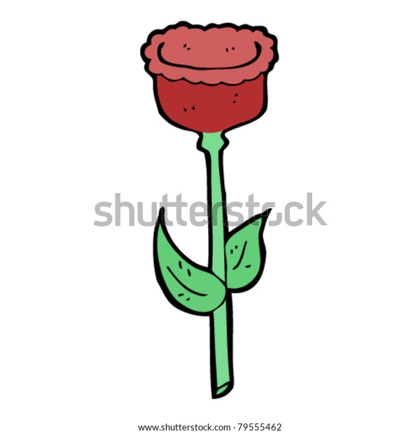 Red Cartoon Flower Stock Vector (Royalty Free) 79555462 | Shutterstock