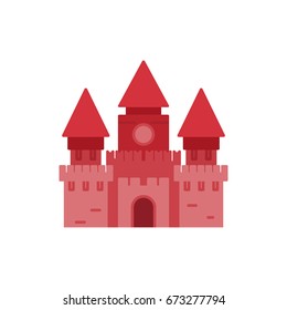 Medieval Castle Fortified Wall Towers Icon: Vector có sẵn (miễn phí bản ...