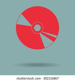 Red Cd Dvd Icons Stock Vector (Royalty Free) 302156807 | Shutterstock