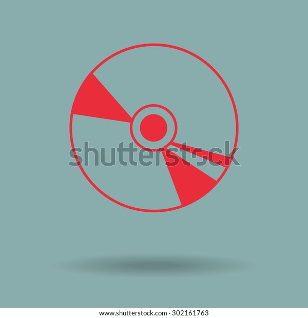 Red Cd Dvd Icons 스톡 벡터(로열티 프리) 302161763 | Shutterstock