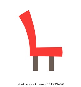 Red Chair Icon Stock Vector (Royalty Free) 451223659 | Shutterstock