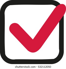 Red Check Black Box Stock Vector (Royalty Free) 532112050 | Shutterstock