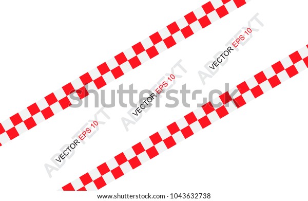 Red Checkered Flag Racing Flag Isolated Stock Vector (Royalty Free ...