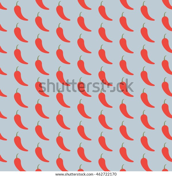 Image vectorielle de stock de Red Chili Pop Pattern 462722170