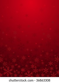 Red Christmas Background Vector Illustration Stock Vector (Royalty Free ...