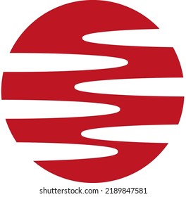 Red Circle Logo Illustration Vector On Stock Vector (Royalty Free ...