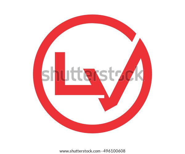 Red Circle Typography Typeset Typeface Alphabet Stock Vector (Royalty ...