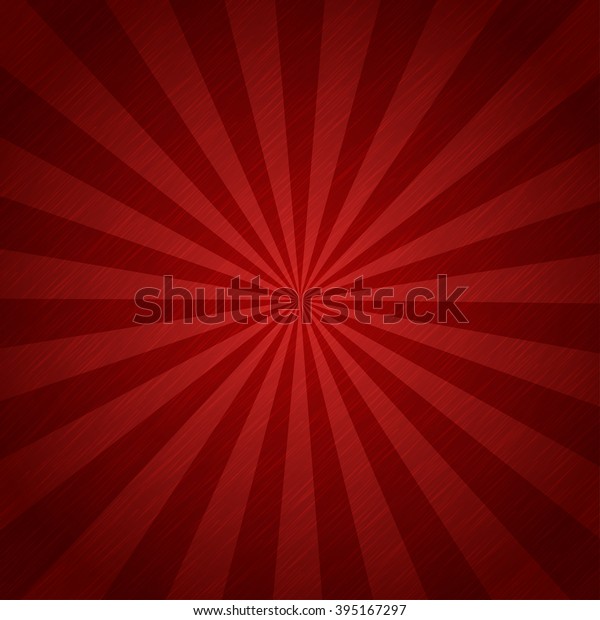 Red Color Burst Background Sun Rays Stock Vector (Royalty Free ...