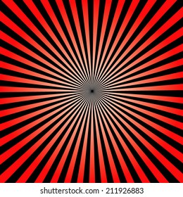 Red Color Burst Background Vector Illustration Stock Vector (Royalty ...