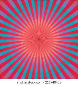 Red Color Burst Background Vector Illustration Stock Vector (Royalty ...