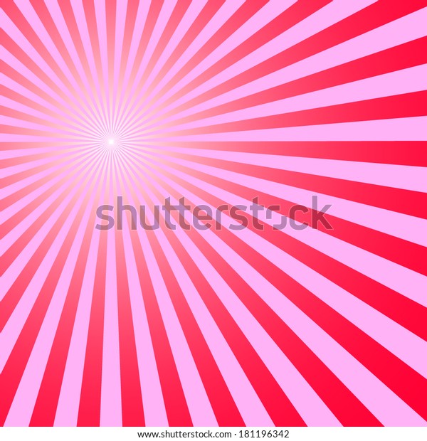 Red Color Burst Background Vector Illustration Stock Vector (Royalty ...