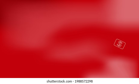 Red Color Gradient Background Dollar Sign Stock Vector (Royalty Free ...