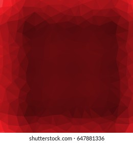 Red Color Low Poly Background Consist Stock Vector (Royalty Free ...