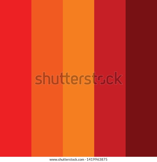 Red Color Palette Vector Illustration : image vectorielle de stock ...