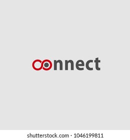 Red Connect Logo Stock Vector (Royalty Free) 1046199811 | Shutterstock