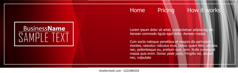 Red Contrast Abstract Technology Background Red Stock Vector (Royalty ...