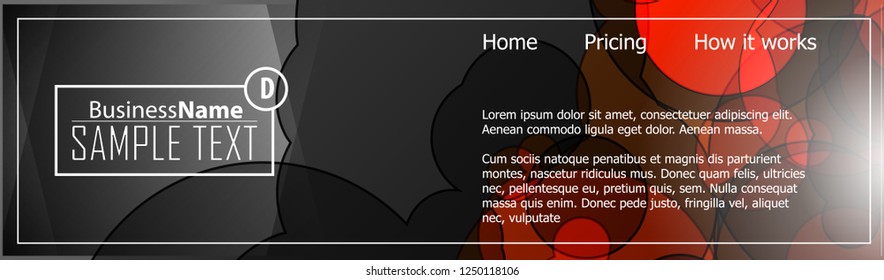 Red Contrast Abstract Technology Background Red Stock Vector (Royalty ...