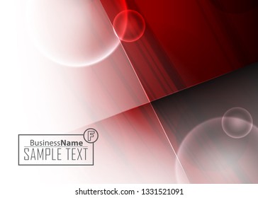 Red Contrast Abstract Technology Background Red Stock Vector (Royalty ...