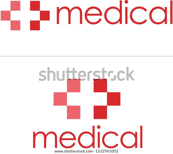 Red Cross Logo Hospitals Clinics Healthcare Stock Vector (Royalty Free ...