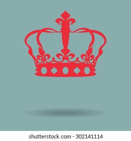 Crown Icons Shadow Stock Vector (Royalty Free) 216250180
