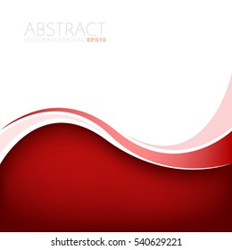 Red Curve Line Vector Background White: Vector có sẵn (miễn phí bản ...