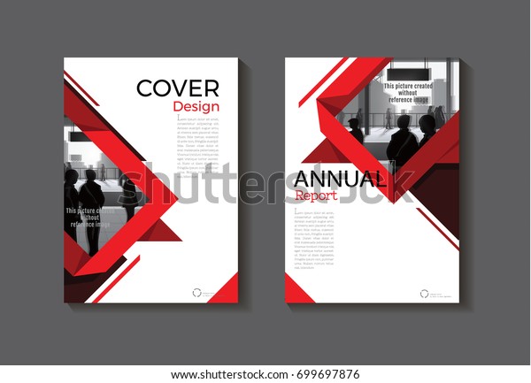 Red Design Book Cover Modern Cover: เวกเตอร์สต็อก (ปลอดค่าลิขสิทธิ์ ...