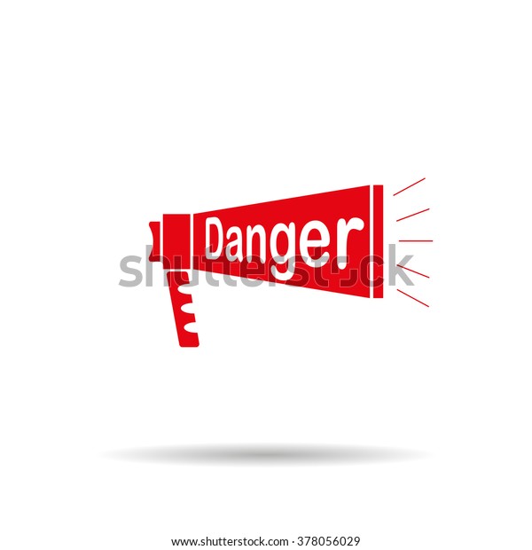 Red Die Words Danger Stock Vector (Royalty Free) 378056029 | Shutterstock