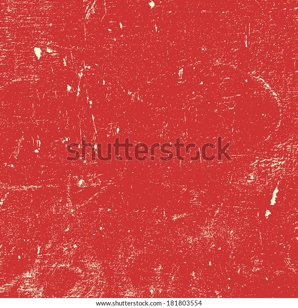 Red Distressed Paint Texture Your Design Stock Vector (Royalty Free ...