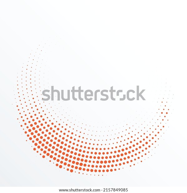 Red Dot Circle White Abstract Background Stock Vector (Royalty Free ...