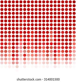 Red Dots Background Creative Design Templates Stock Vector (Royalty ...