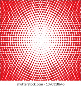 Red Dots On White Background Stock Vector (Royalty Free) 1370318645 | Shutterstock
