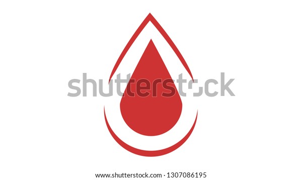 Red Drop Icon Blood Logo Vector: เวกเตอร์สต็อก (ปลอดค่าลิขสิทธิ์ ...