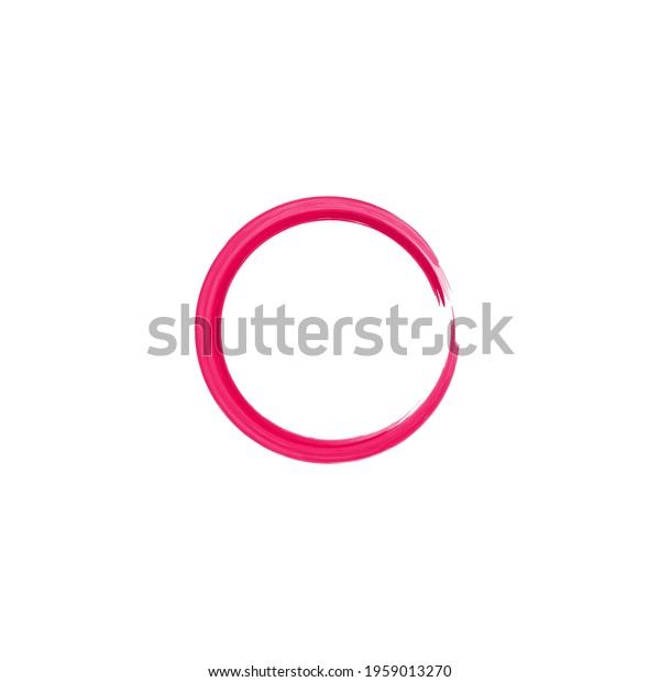 Red Enso Symbol Vector Illustration Bright Stock Vector (Royalty Free ...