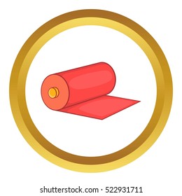 Blank Paper Banner Isolated Red Vector Stock Vector (Royalty Free ...