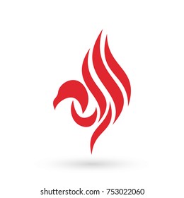 Fire Flame Logo Vector Icon Illustration Stock Vector (Royalty Free ...