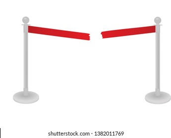 Red Finish Line Vector Illustration Stock Vector (Royalty Free ...