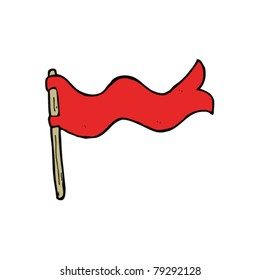 Cartoon Flapping Flag Stock Vector (Royalty Free) 120927703 | Shutterstock