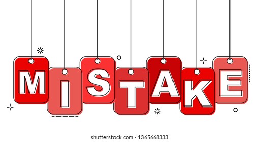 Vektor Stok Red Flat Line Tag Examples (Tanpa Royalti) 1365670622 ...