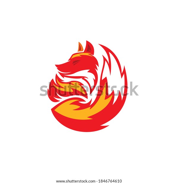 Red Fox Smart Logo Company High Stock Vector (Royalty Free) 1846764610 ...