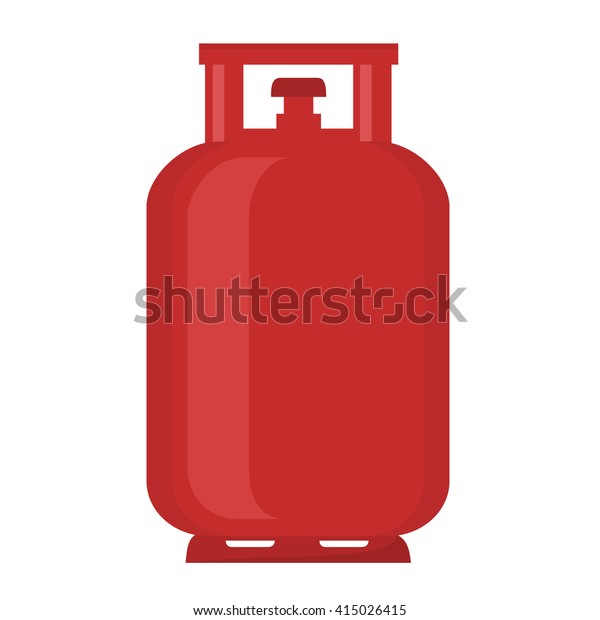 Red Gas Tank Vector Illustration Stock Vector (Royalty Free) 415026415