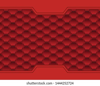 Red Geometric Abstract Background Templete Vector Stock Vector (Royalty ...